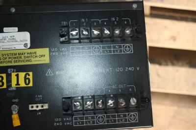 China ABB IEPEP03 Power Entry Panel 120 - 240 Vac With AC Transfer Module / Bus Monitoring for sale