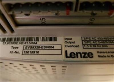 中国 Lenze EVS9328-ESV004 サーボ コントローラー 9300 シリーズ 400/480 VAC 22-30 KW 29.5-40.2 HP 販売のため