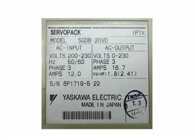 중국 새로운 야스카와 SGDB 시리즈 AC 세르보 드라이브 230V 오리지널 판매용