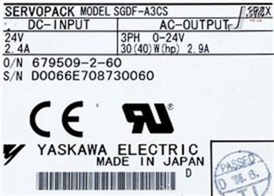 중국 야스카와 산업용 세르보 드라이브 SGDF-A3CS 판매용