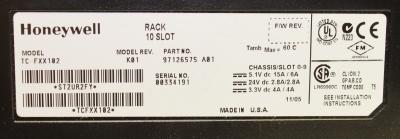 China Honeywell Chassis 10 Slot Rack TC-FXX102 With TC-FPCXX2 AC Power Supply for sale