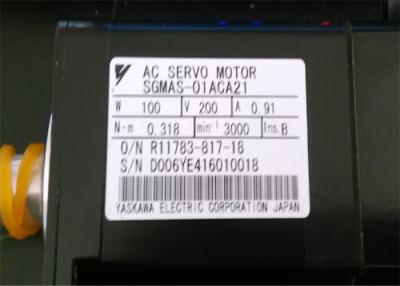 중국 200V 100W 0.91A 산업 자동 귀환 제어 장치 모터 YASKAWA 상표 Ins B SGMAS-01ACA21 판매용