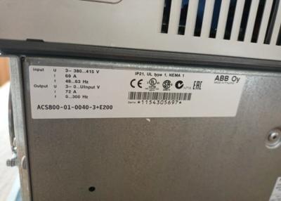 中国 ABB ACS800-01-0040-3 + E200 変頻インバーター 40kW IP20 アルミハウジング 青 販売のため