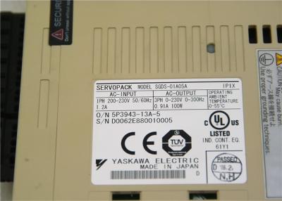 China 200-230V Yaskawa Servo Drive , SGDS-01A05A AC Servo Drive 100W ServoPack 1/3PH for sale
