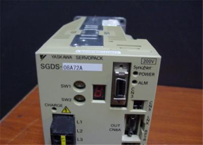 China 1 Phase 8.8A Industrial Servo Drives , Yaskawa Servopack SGDS-08A72A 750W Input for sale