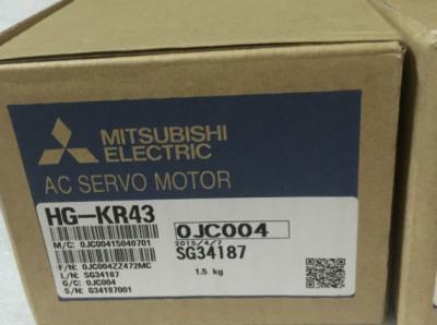 China Durable Industrial Servo Motor MITSUBISHI AC HG-KR43 HG-KR43B HG-KR43BK HG-KR43BJ for sale