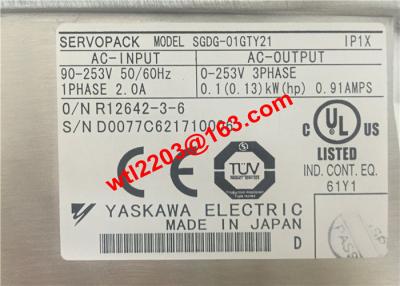 China 50/60HZ industriële Servo Gloednieuwe Aandrijving YASKAWA sgdg-01GTY21 SERVOPACK Te koop