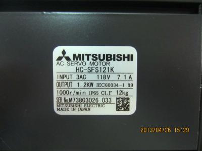 China MITSUBISHI Melservo HC-SFS series HC-SFS121 Medium inertia power motor HC-SFS121K Japan for sale