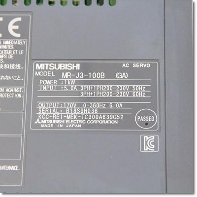 中国 三菱3段階1KW AC新しいサーボ アンプMR-J2S-100Aのサーボ モーター ドライブ 販売のため