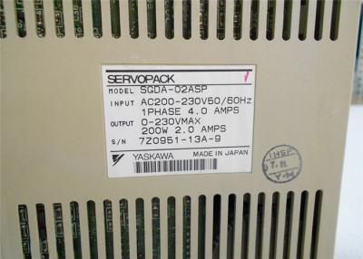 중국 고속 산업 자동 귀환 제어 장치는 2.0 AMPS Yaskawa Servopack Ouput를 SGDA-02ASP 몹니다 판매용