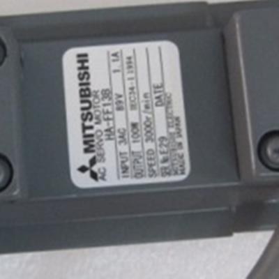 Cina IL SERVOMOTORE HA-FF13 di CA di Mitsubishi 100W ha introdotto 3AC 89V 1.1A nuovo in azione in vendita