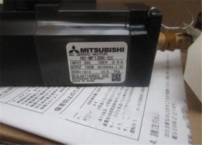 中国 三菱電機在庫の新しい100W ACサーボ モーターHC-MF13BK-S102速度3000rpm 販売のため