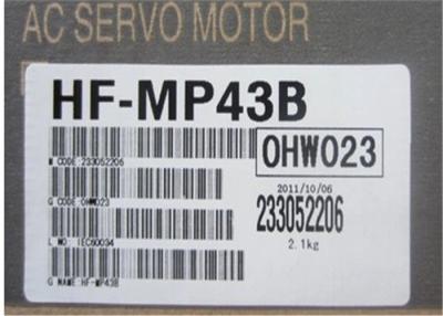 China Servo motor HF-MP43B 3000r/min 0.4kw Mitsubishi do poder pequeno ultra baixo da inércia à venda