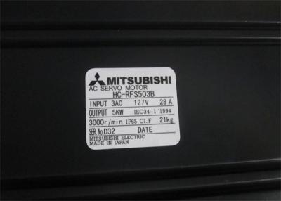 China do motor ultra baixo do poder médio da inércia de 5.0kw 3000r/min servo motor industrial HC-RFS503B de Mitsubishi à venda