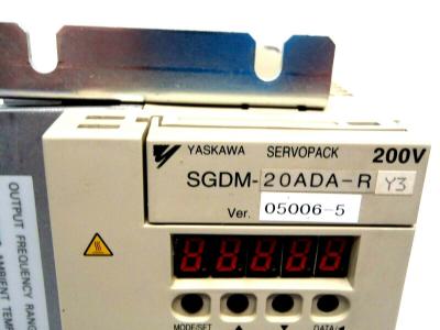 Chine Nouveau conducteur 2KW Servopack industriel SGDM-20ADA-RY3 de moteur servo de Yaskawa à vendre