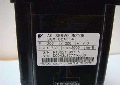 중국 높은 토크 Cnc 기계 SGM-02A314 200W 200V Ins B를 위한 산업 자동 귀환 제어 장치 모터 판매용