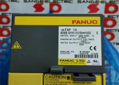 중국 αiSP 15 스핀들 운전사 CNC 체계 A06B-6111-H015#H550 3 단계 Fanuc AC 자동 귀환 제어 장치 증폭기 판매용