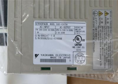 中国 Yaskawa 200Wは1pHサーボ ドライブ50/60HZ SGDS-02A75A自由なShipiingを入れました 販売のため