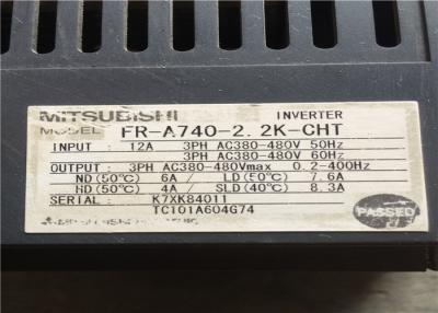 China Poder variable amplio del dispositivo 3.7KW de la frecuencia de la gama de velocidad de Mitsubishi 220 voltios de aumento fácil que adapta FR-A740-2.2K en venta