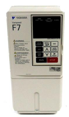 China YASKAWA​ CIMR-F7U43P71F DRIVE 380-480VAC 5HP 7.6AMP 3PHASE Industrial Servo Drives for sale