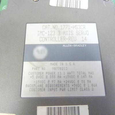 中国 アレン ブラッドリー1771-HS3CR 3つの軸線の産業サーボ コントローラー120ボルト 販売のため