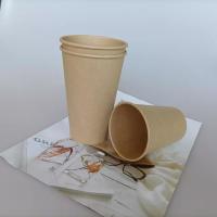 China Optional Specifications Hot Drink Flexo Printing Biodegradable Kraft Paper Cups for sale