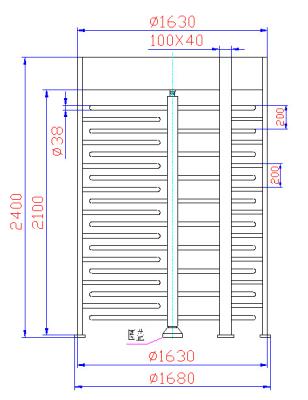 Quality Automatic ESD Turnstile Entry Systems for sale