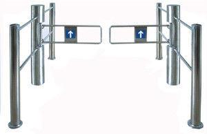 Quality Rustproof Speed Gate Turnstile Swing Barrier Gates L380 X W280 X H1000mm for sale