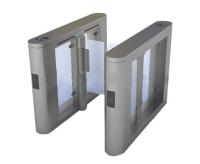 Quality Indoor 304SS Speed Gate Turnstile Flap Barrier Gate For Government Offices for sale