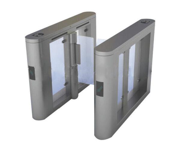 Quality Indoor 304SS Speed Gate Turnstile Flap Barrier Gate For Government Offices for sale