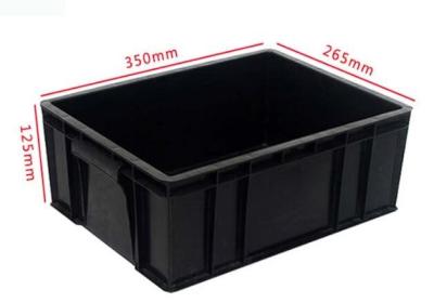 China Safe Component Esd Plastic Bins Durable Stackable Anti Static Container for sale
