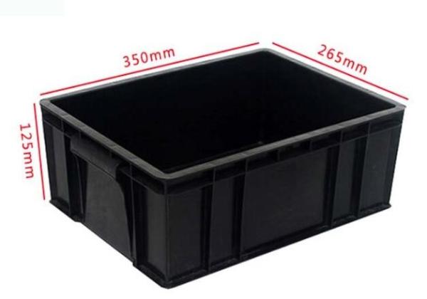Quality Safe Component Esd Plastic Bins Durable Stackable Anti Static Container for sale
