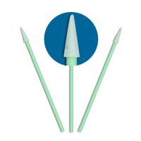 Quality Green Cleanroom Products Plastic Handle Cleanroom Foam Swabs Polypropylene for sale