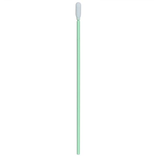Quality CE Approved Cleanroom Products Head Green Plastic Handle Cleanroom Swabs for sale