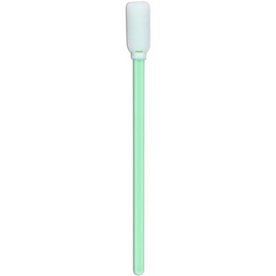 Quality Plastic Handle Anti Static Swabs Head Green Foam Swab For Gun Cleaning for sale