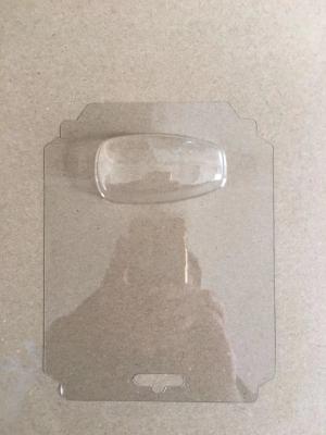 China Beautiful Designed Plastic Blister Box Ageing Resistant Clear / Black Color for sale