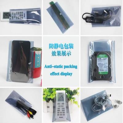 China APET / CPP Clear Anti Static Shielding Bags Esd Bags For Electronics 0.075mm for sale