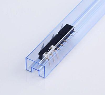 China Clear Anti Static Ic Tubes Power Supply Module Pvc Packaging Light Duty for sale