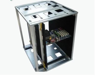 China ANSI Standard ESD Products Smt Magazine Rack Aluminum Plastic Material Black for sale