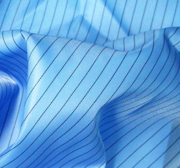 Quality Filament Yarn Anti Static Fabric 2% Carbon Fiber For Cleanroom Garment for sale