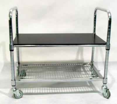 China 200KG Load 3" Casters Anti Static ESD Chrome mesh trolley for sale