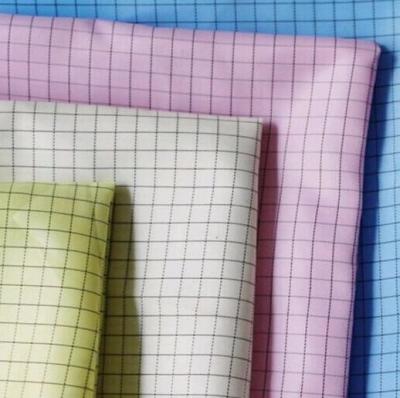 Quality Polyester ESD Fabric Dust Proof Conductive Anti Static Breathable 115 GSM for sale