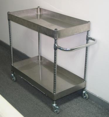 China 200KG Load 3" Casters Anti Static ESD Chrome mesh trolley for sale