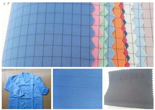 Quality Anti Static ESD Fabric Twill 98 Polyester 2% Conductive Fiber For Work Wear for sale