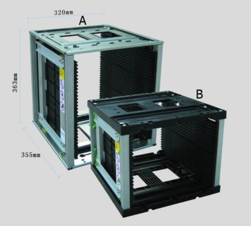 Quality SMT PCB Holder Storage Anti Static ESD Magazine Rack High Temperature Resistance for sale