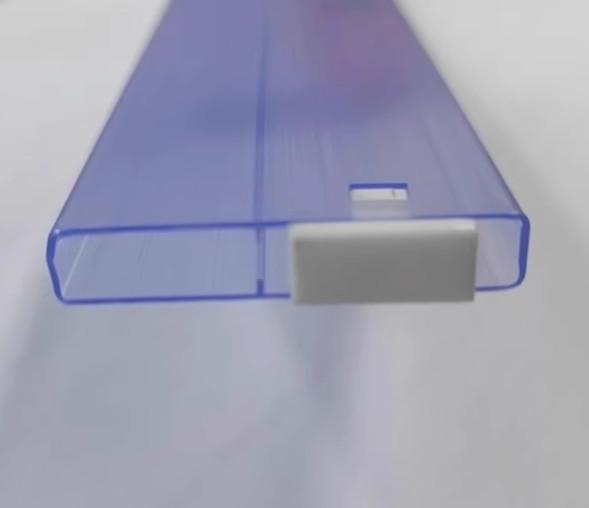 Quality IC tube capacitor packaging tube transparency packaging tube pvc anti static pipe for sale