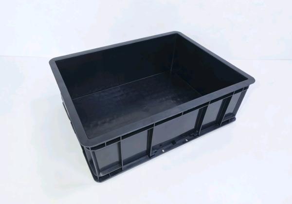 Quality Heat-Resistant Anti-Static Industrial Box | Black Plastic Corrosion-Proof for Electronics Manufacturing & Storage for sale