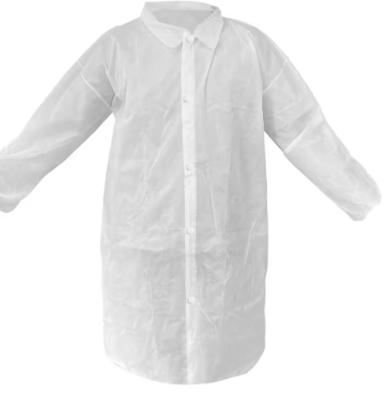 China Non-woven personal protective clothing & disposable lab coats for sale