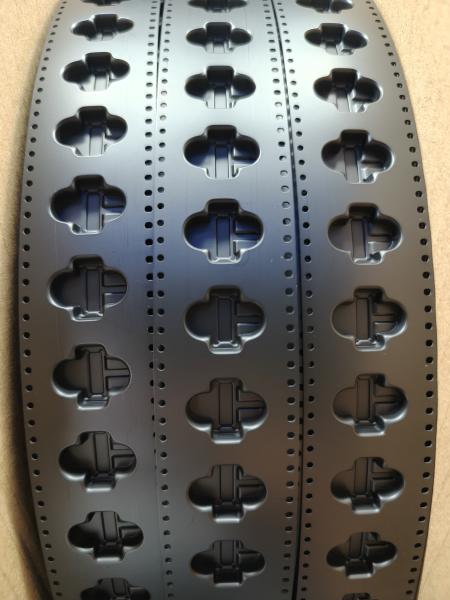 Quality 32mm 44mm 56mm 72mm 88mm Wide SMT Carrier Tape with Custom Pocket Dimensions for sale