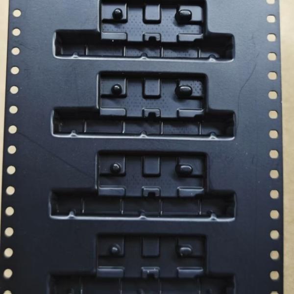 Quality 32-44mm Black PS Embossed Carrier Tape for SMT SMD Components for sale